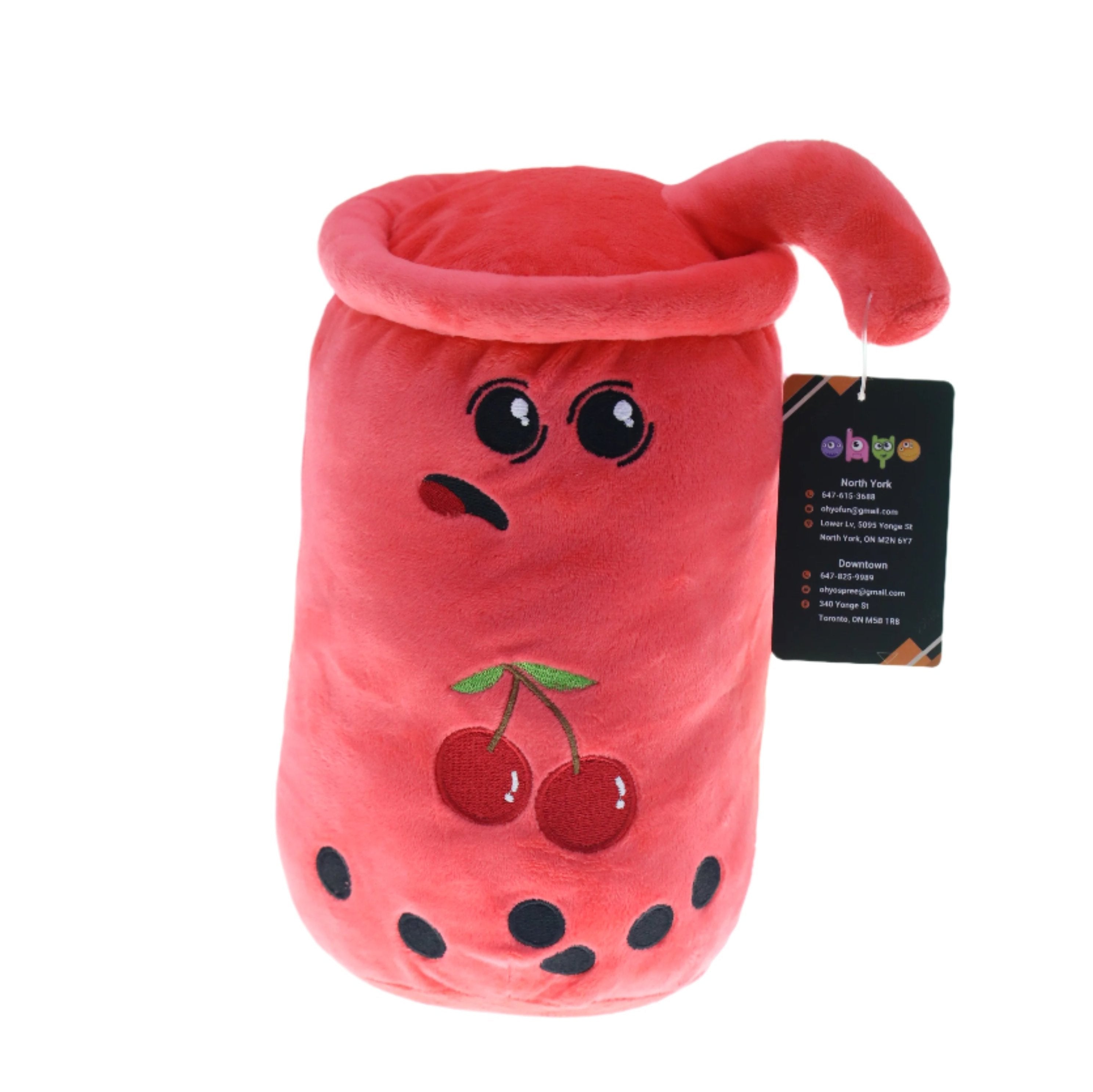 30cm Cute & Soft Ice Cream Boba Milk Tea Plush Pillow – OHYO Fun