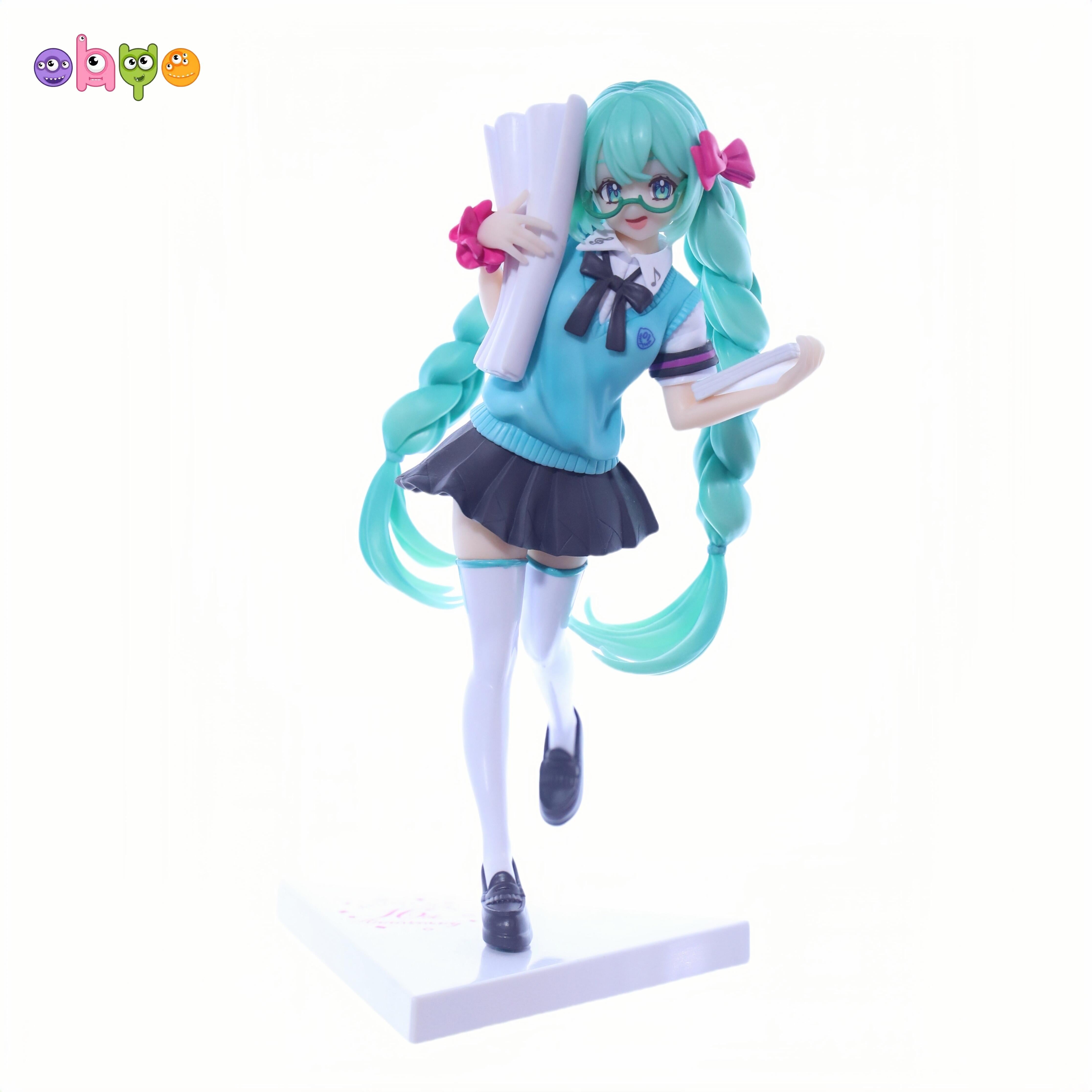 Anime Figure School Uniform Hatsune Miku Booota 16th Anniversary Pvc A ...